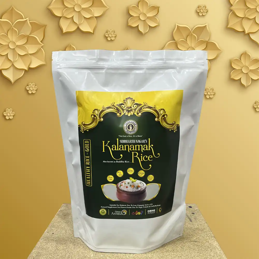 Kalanamak Rice (Gold) - 5 Kg | Buddha Rice | Diabetic Friendly - Buy ...